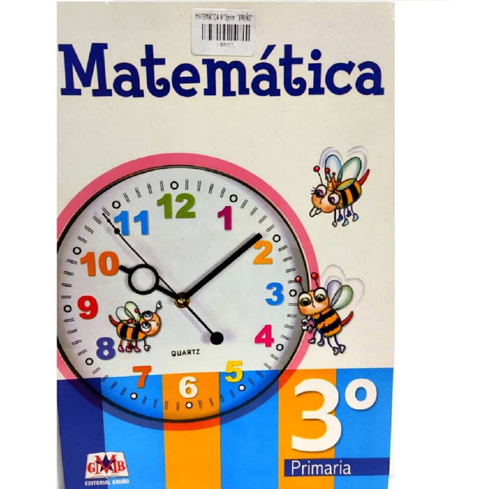 Libro de Matemática + Cuadernillo 3ro de Primaria Editorial Bruño ...